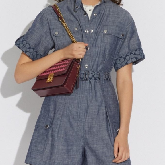 Coach | Bags | Coach Hutton Shoulder Bag With Weaving | Poshmark